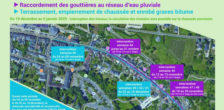 Requalification de la rue Victor Hugo | Ville d'Amboise - Site officiel